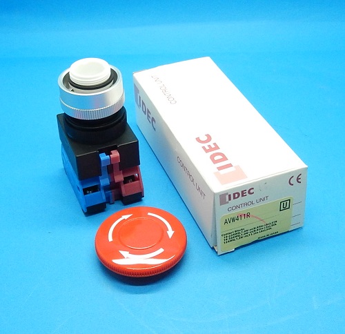 AVW411R Φ22 大型押しボタンスイッチ IDEC ランクS中古品 / FA機器・制御機器の買取、販売はワイデンへ