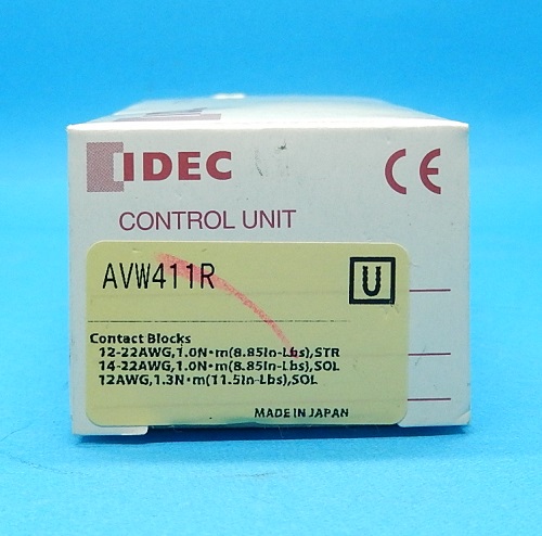 AVW411R Φ22 大型押しボタンスイッチ IDEC ランクS中古品 / FA機器・制御機器の買取、販売はワイデンへ