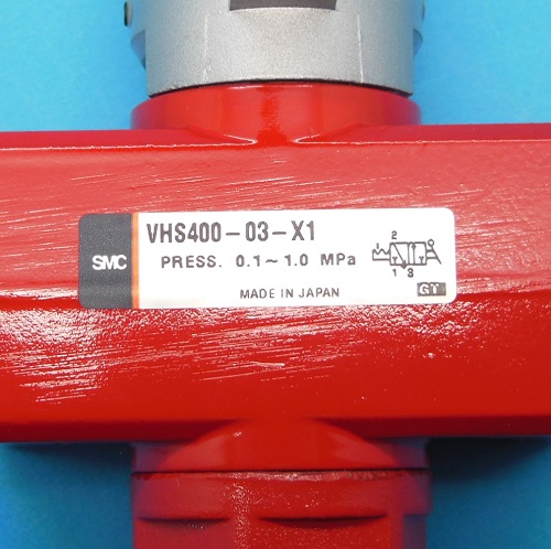 VHS400-03-X1 残圧抜き3ポート弁ハンドバルブ SMC ランクS中古品 / FA機器・制御機器の買取、販売はワイデンへ
