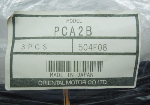 PCA2B 電源接続用プラグコード オリエンタルモーター ランク未使用 / FA機器・制御機器の買取、販売はワイデンへ