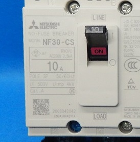 NF30-CS 3P10A ノーヒューズ遮断器 三菱電機 ランクA中古品 / FA機器・制御機器の買取、販売はワイデンへ