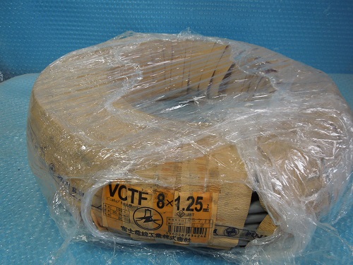 VCTF 1.25sq×8芯 100m ビニルキャブタイヤコード 富士電線工業 未使用品 / FA機器・制御機器の買取、販売はワイデンへ