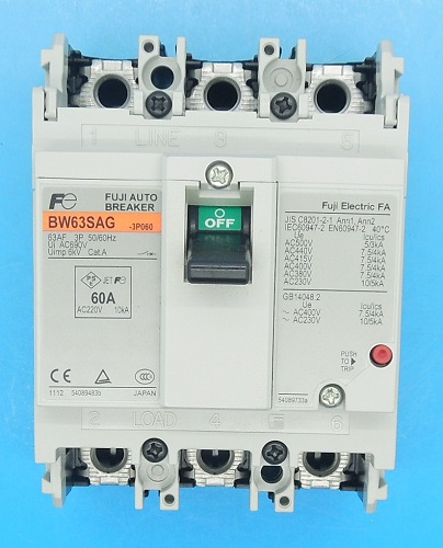 BW63SAG 3P60A ブレーカー 富士電機 未使用品 / FA機器・制御機器の買取、販売はワイデンへ