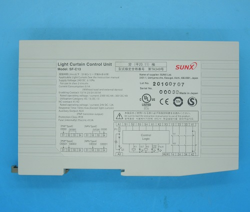 SF-C13 ライトカーテン専用コントロールユニット SUNX 未使用品 / FA機器・制御機器の買取、販売はワイデンへ