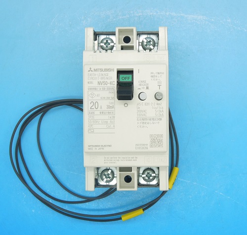 NV50-KC 2P 20A 30mA TBL付 漏電遮断器 三菱電機 未使用品 / FA機器・制御機器の買取、販売はワイデンへ