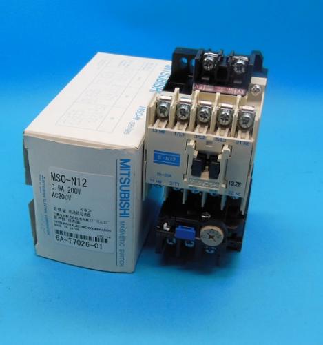 MSO-N12 AC200V 0.9A 電磁開閉器 三菱電機 未使用品 / FA機器・制御機器の買取、販売はワイデンへ