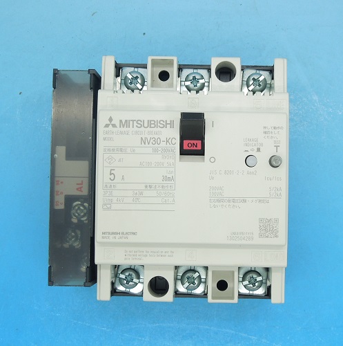 NV30-KC 3P5A AL-SLT 30mA 漏電遮断器 三菱電機 未使用品 / FA機器・制御機器の買取、販売はワイデンへ