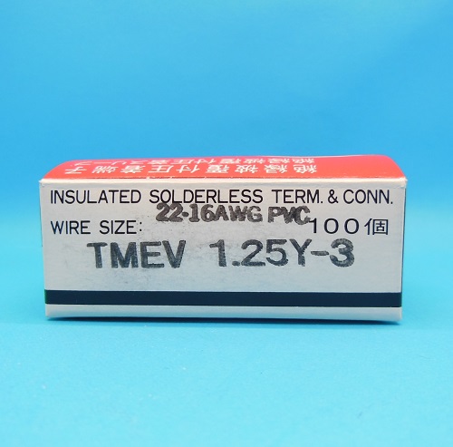 FA機器・制御機器の買取、販売はワイデンへ / TMEV1.25Y-3(100個入) 絶縁被覆付圧着端子(Y形) ニチフ 未使用品