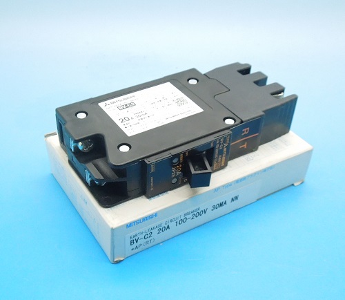 BV-C2 2P2E 20A 30mA AP type RT 漏電遮断器 三菱電機 未使用品 / FA機器・制御機器の買取、販売はワイデンへ