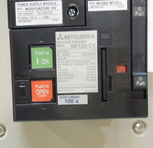 FA機器・制御機器の買取、販売はワイデンへ / NF125-CV 3P100A AL:1LA FP-LT NFM 埋込型ブレーカ 三菱電機 未使用品