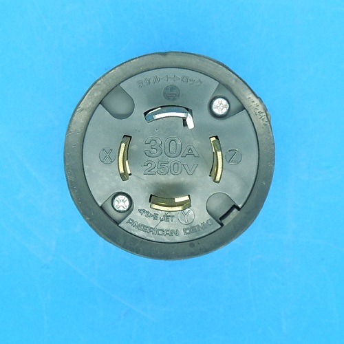 4322R 接地形3P 30A 250V 引掛形プラグ アメリカン電機 ランクS中古品 / FA機器・制御機器の買取、販売はワイデンへ