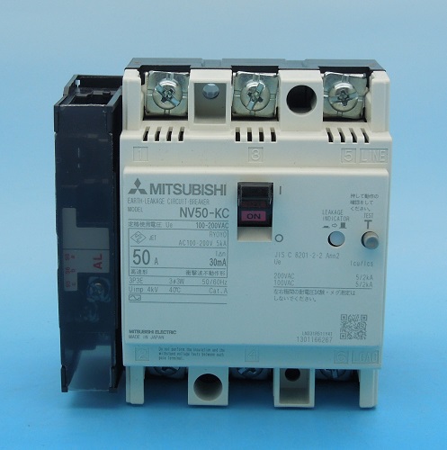 NV50-KC 3P50A 30mA AL-1LS;SLT 漏電遮断器 三菱電機 未使用品 / FA機器・制御機器の買取、販売はワイデンへ