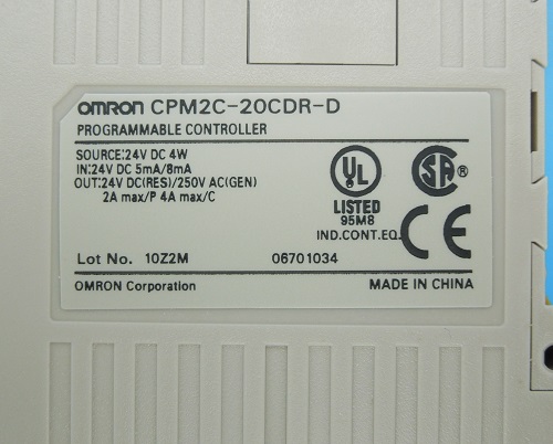 FA機器・制御機器の買取、販売はワイデンへ / CPM2C-20CDR-D 20点入出力タイプ CPUユニット オムロン ランク未使用品